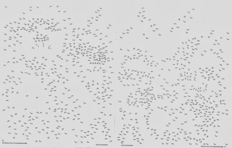 Printable Connect the Dots 1-1000 - Printable JD