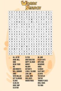 Printable 100 Word Word Searches - Printable JD