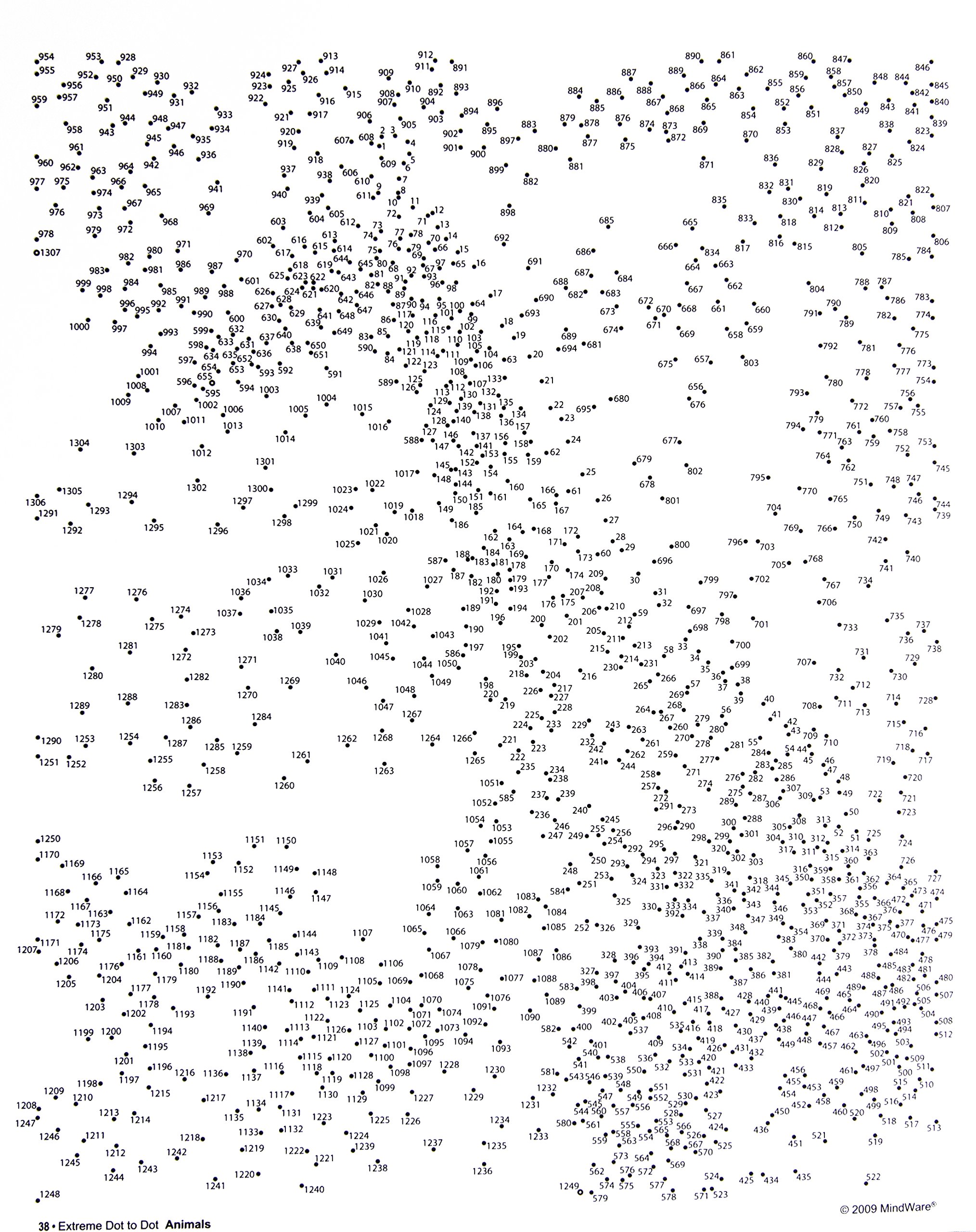 Printable Connect The Dots 1 1000 Printable JD