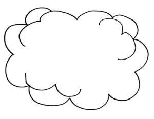 Printable Cloud Template - Printable JD