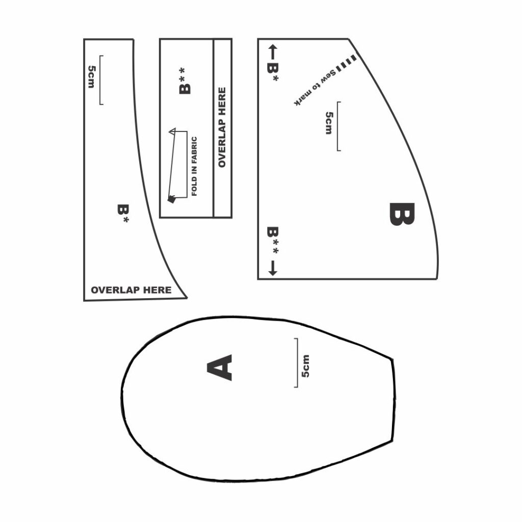 Printable Rag Doll Sewing Pattern - Printable JD