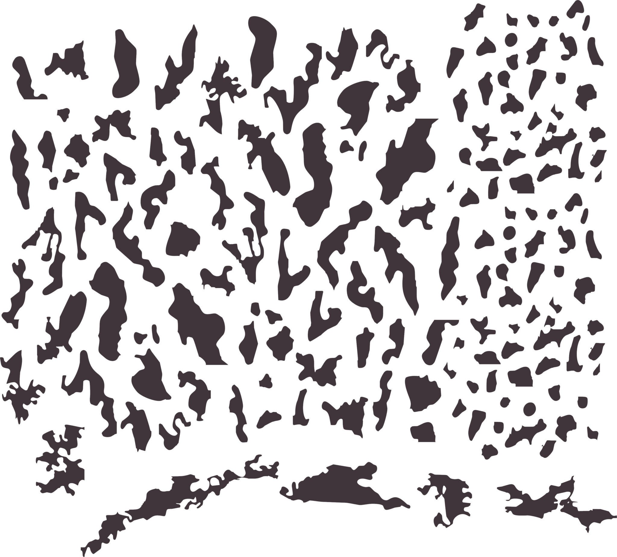 Printable Guns Camo Pattern Stencils - Printable JD