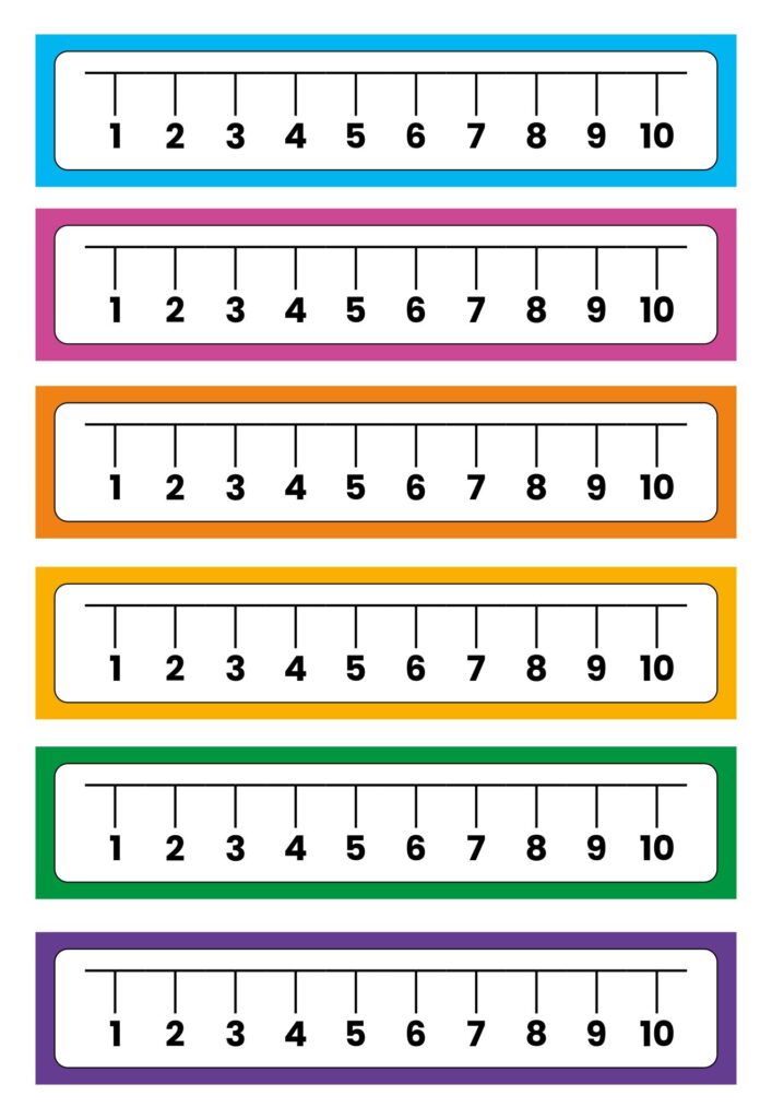 Printable Number Line 1 10 - Printable JD