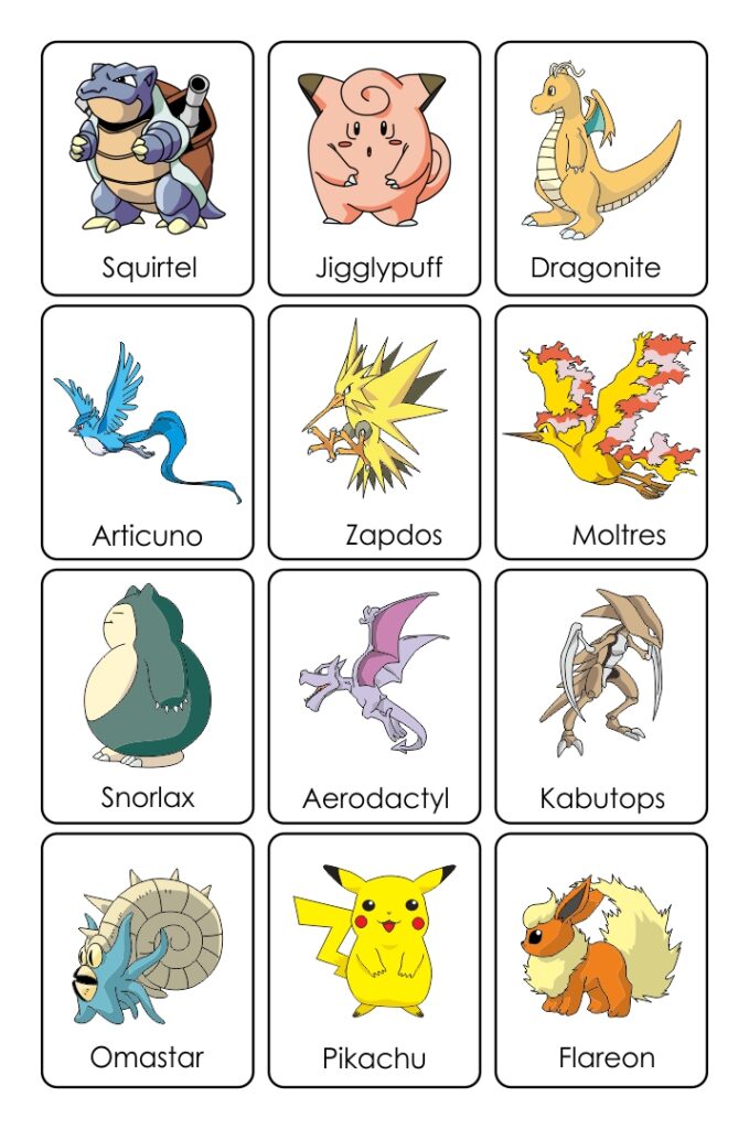 Printable Pokemon Cards To Print - Printable JD