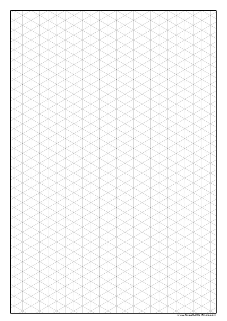 Printable Isometric Grid Paper Printable Jd