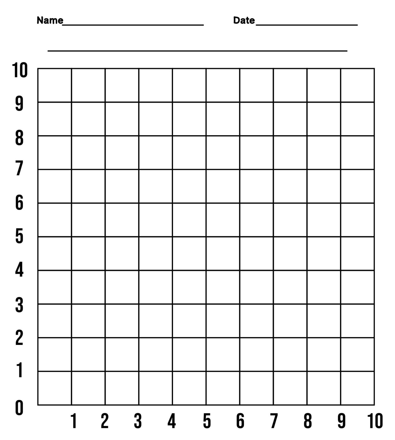 Printable 10 By 10 Grids - Printable JD