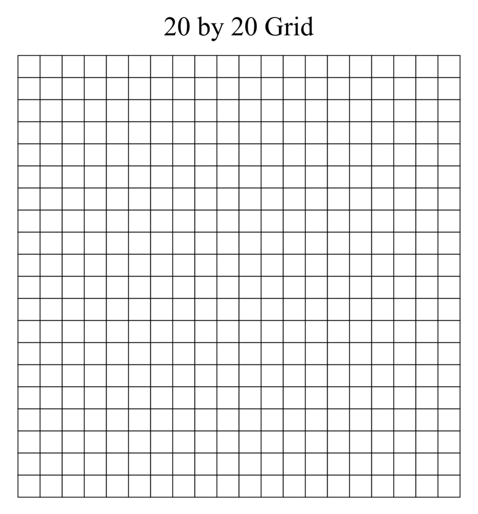 Printable 20 X 20 Grid - Printable JD