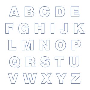 Printable Big Cut Out Letters - Printable JD