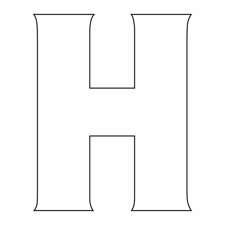 Printable Big Cut Out Letters - Printable JD