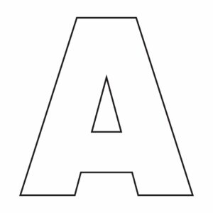 Printable Big Cut Out Letters - Printable JD