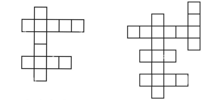 Printable Blank Crossword Puzzle Template - Printable JD