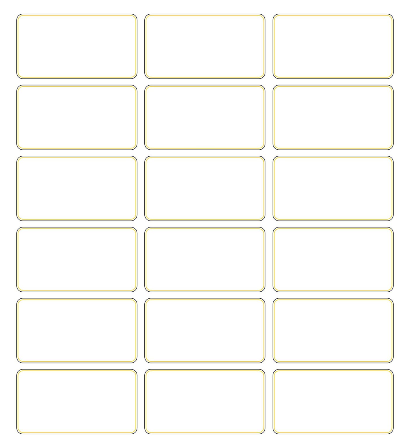 Printable Blank Playing Card Template For Word - Printable JD