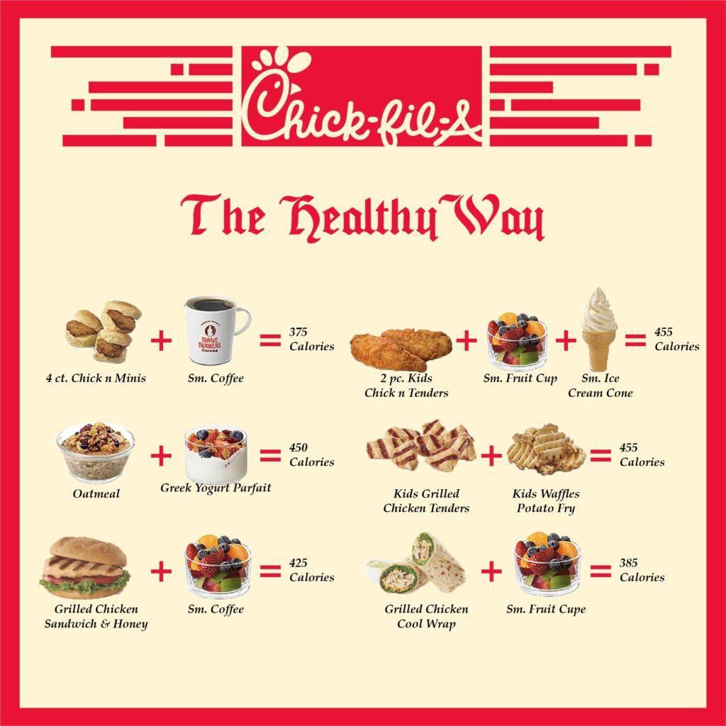 Printable Chick Fil A Menu - Printable JD