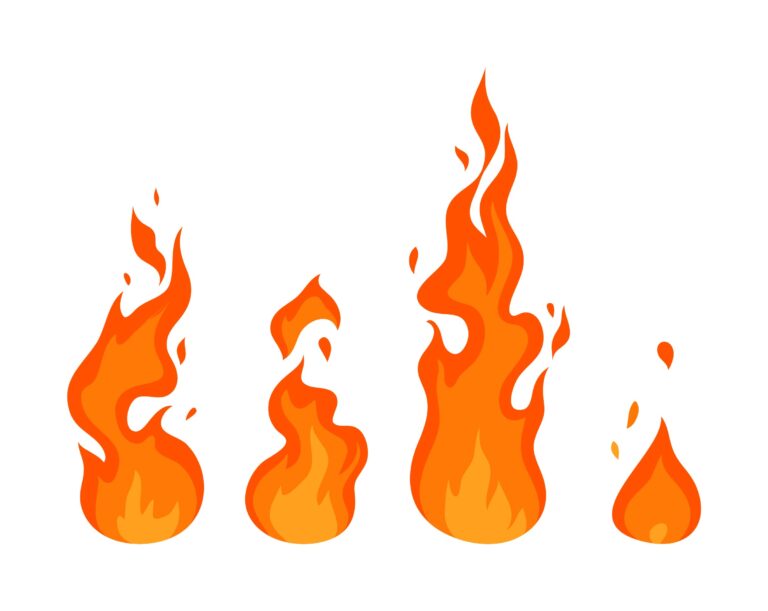 Printable Flame Templates Stencils - Printable JD