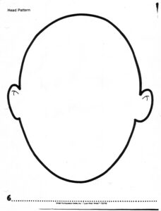 Printable Head Template - Printable JD