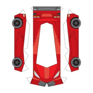 Printable Paper Cars - Printable JD