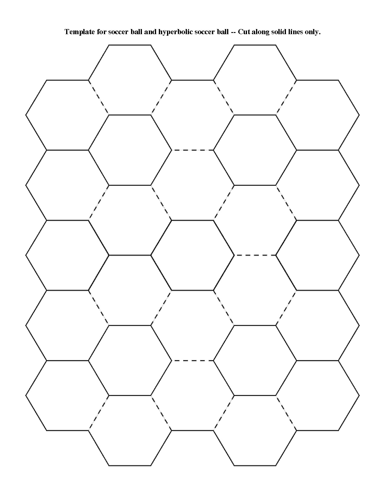 Printable Soccer Ball Pattern Printable JD