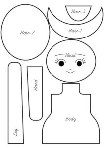 Printable Rag Doll Sewing Pattern - Printable JD