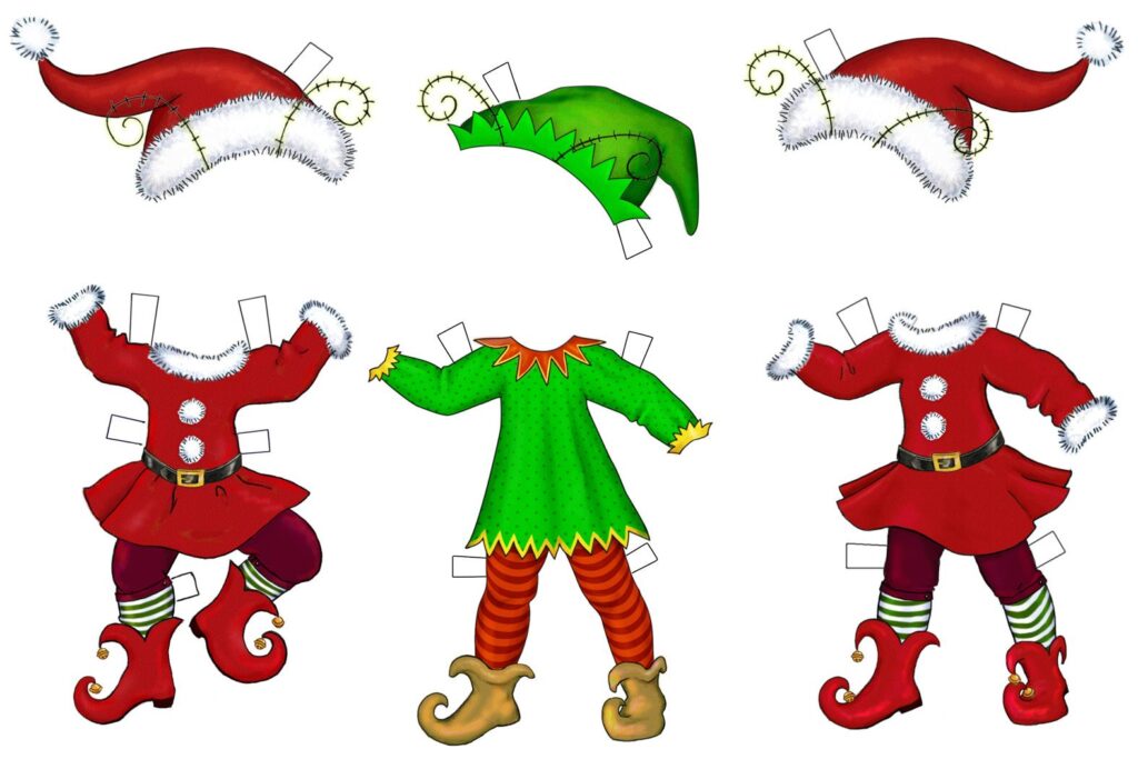 Printable Elf Christmas Templates Printable JD