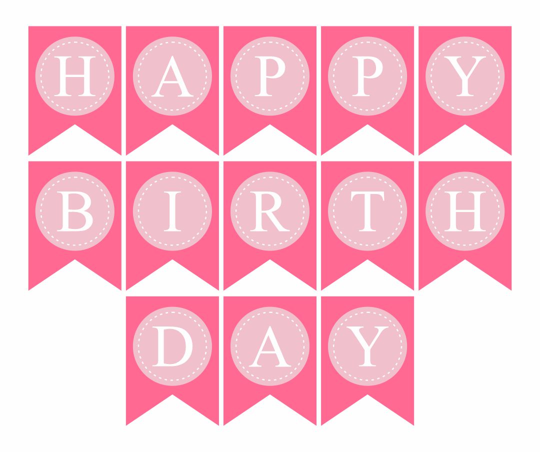 Printable Happy Birthday Letters Template Printable JD