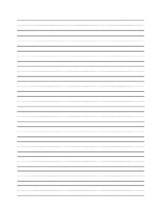 Printable Second Grade Writing Paper - Printable JD