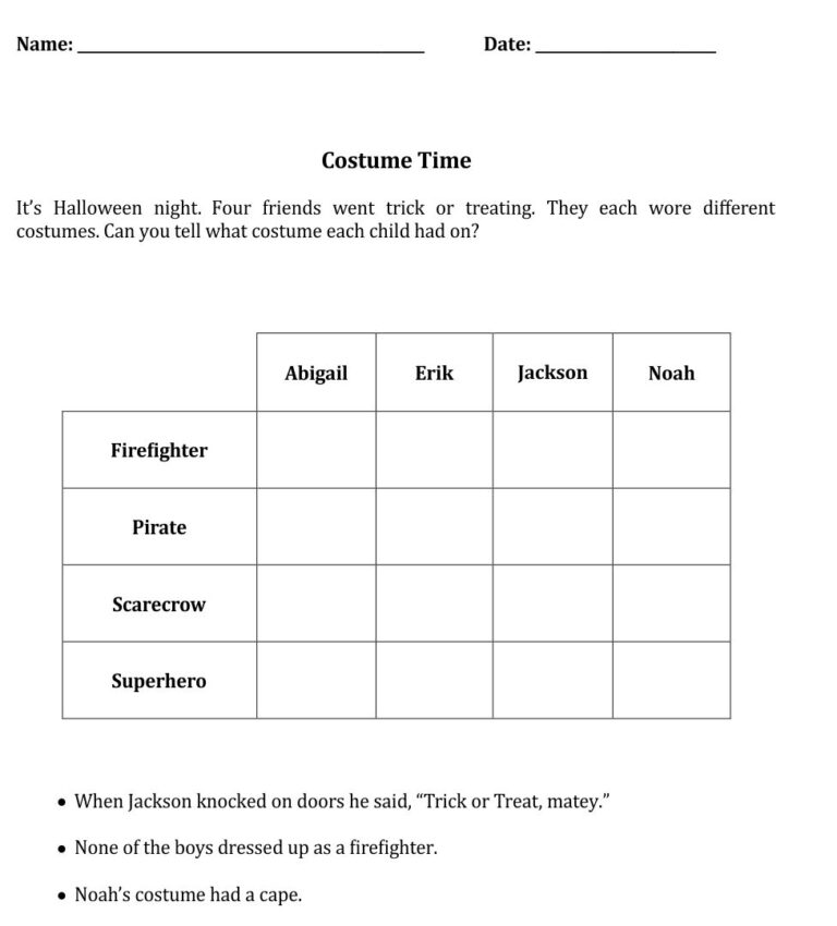 Printable Halloween Fill In The Blank Stories - Printable JD