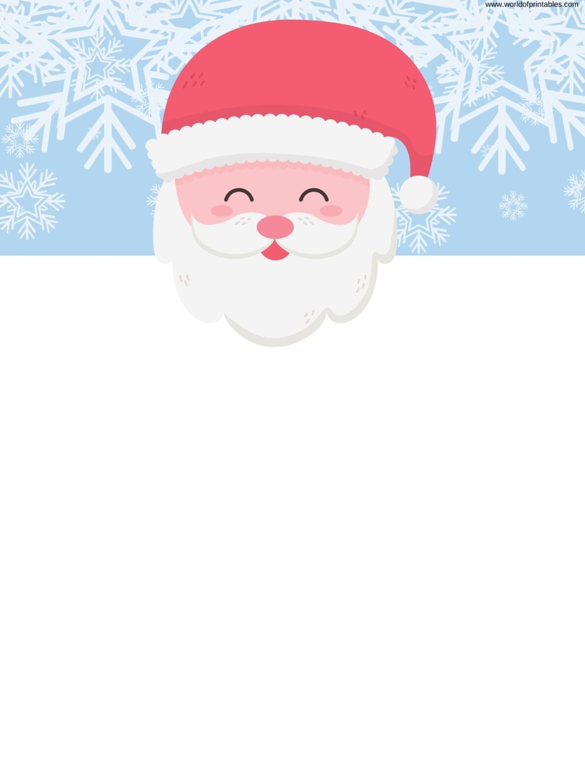 Printable Santa Claus Template Craft - Printable JD