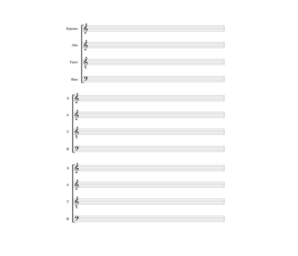 Printable Staff Paper Blank Sheet Music - Printable JD
