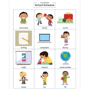 Printable Visual Schedule - Printable JD