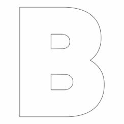 Printable 4 Inch Block Letters - Printable JD