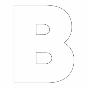 Printable 4 Inch Block Letters - Printable JD