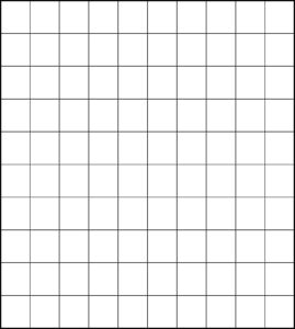 Printable Blank Hundredths Grids - Printable JD