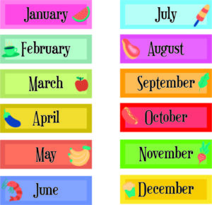Printable Calendar Month Labels - Printable JD