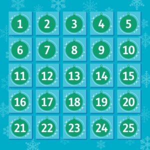 Printable Christmas Numbers 1 To 31 - Printable JD