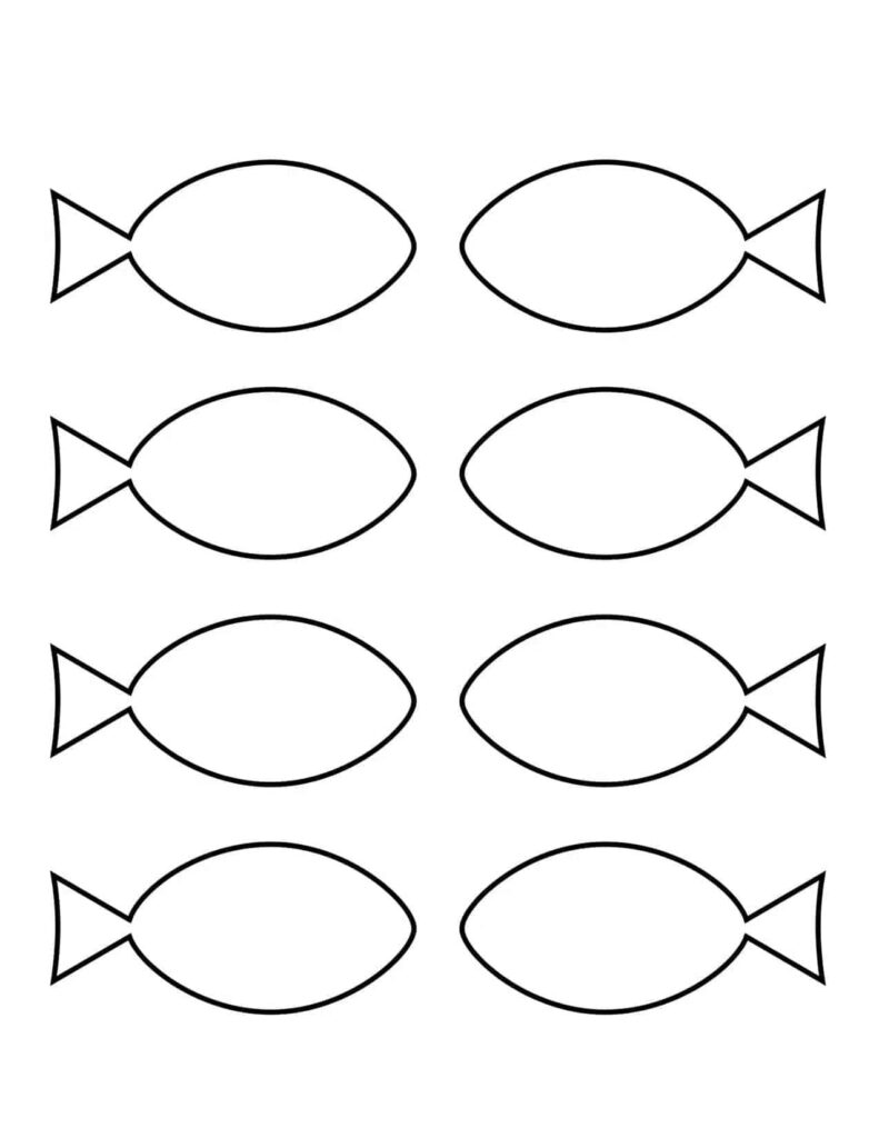 Printable Fish Pattern - Printable JD