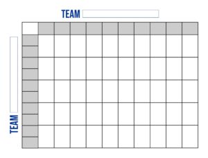 Printable Football Pool Grid Sheets - Printable JD