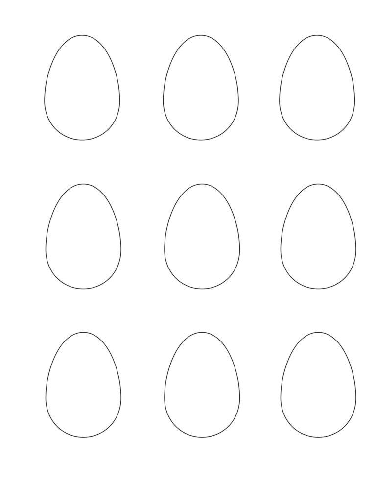 Printable French Macaron Template - Printable JD