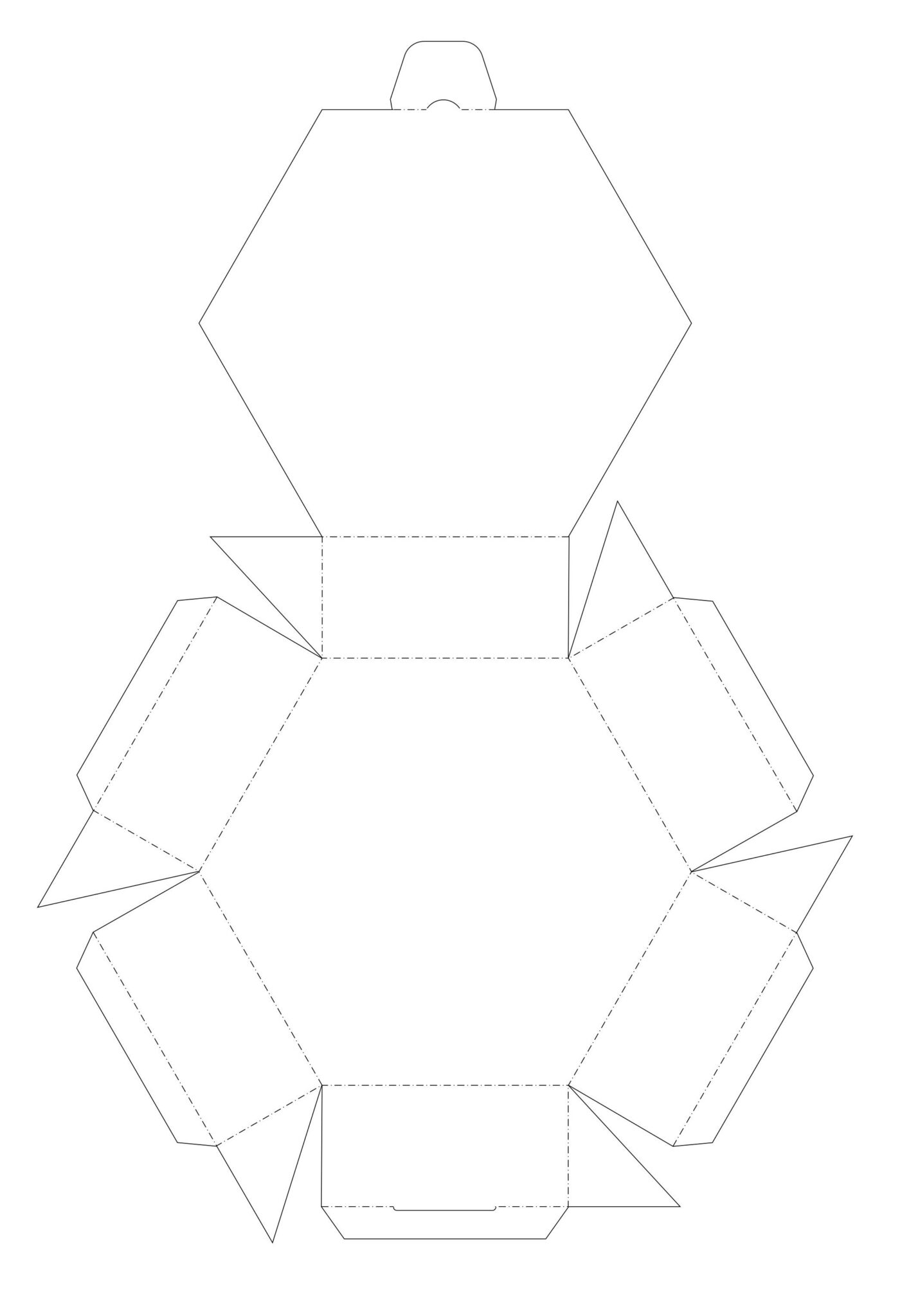 Printable Gift Box With Lid Template - Printable JD