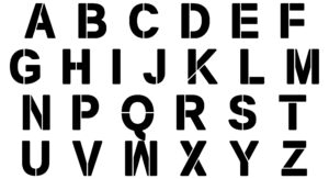 Printable Large Script Letters - Printable JD