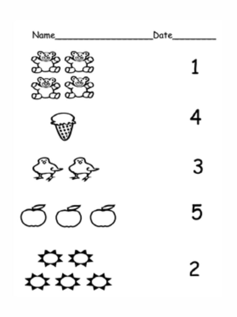 Printable Pre-K Worksheets Packets - Printable JD