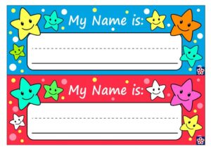 Printable Preschool Name Tags - Printable JD