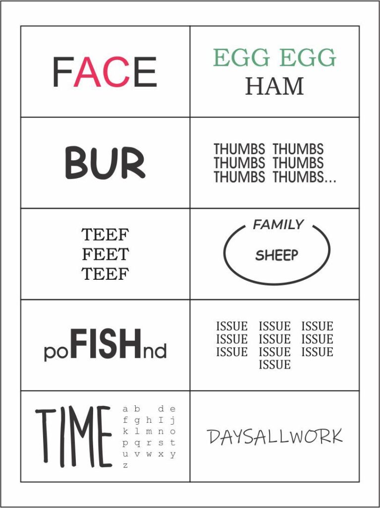 Printable Rebus Puzzle Brain Teasers - Printable JD