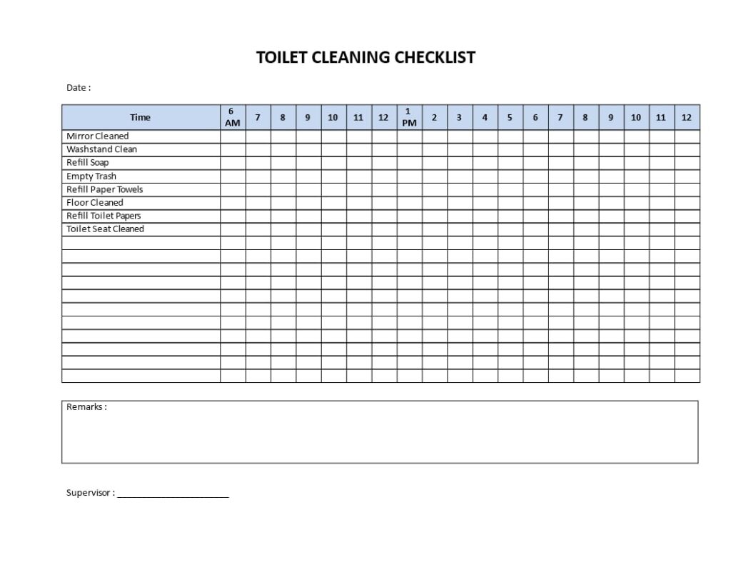 Printable Restroom Cleaning Schedule - Printable JD Printable Restroom Cleaning Schedule - Printable JD
