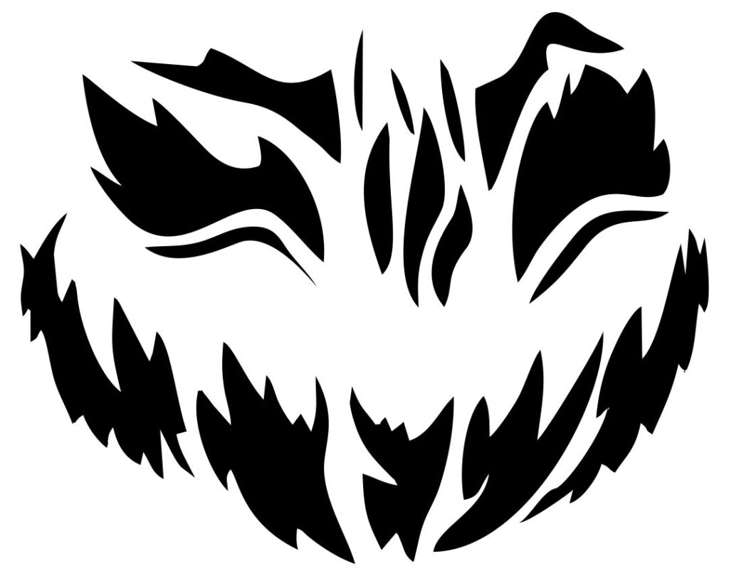 Printable Scary Halloween Faces - Printable JD