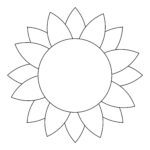 5 Best FREE Printable Sunflower Cut-Out Template - Printable JD