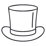 Printable Top Hat Pattern - Printable JD