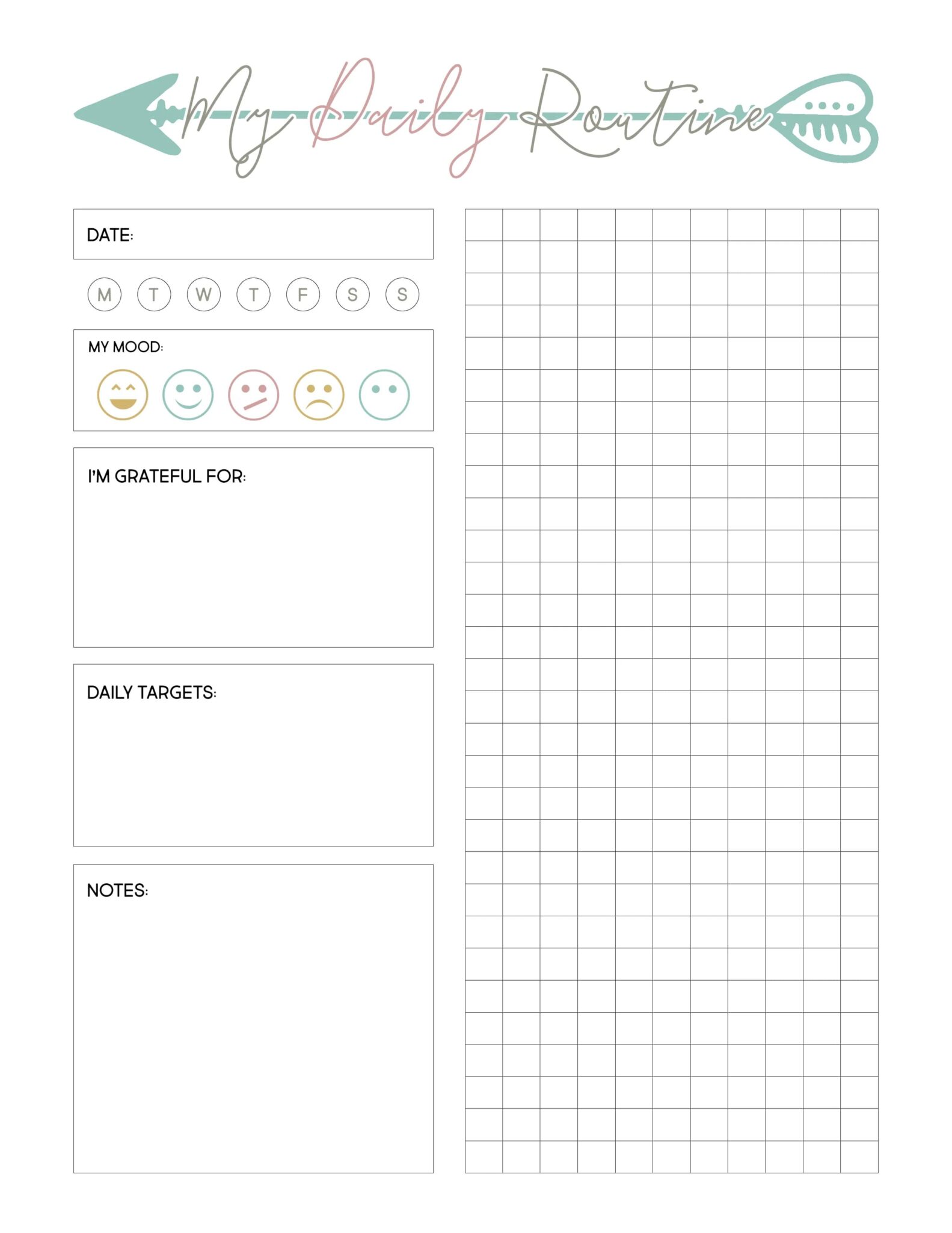 Printable Weight Loss Logs - Printable JD