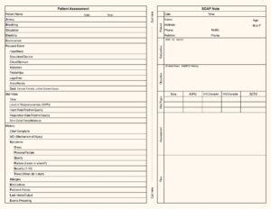 Printable Chiropractic Forms SOAP Note - Printable JD