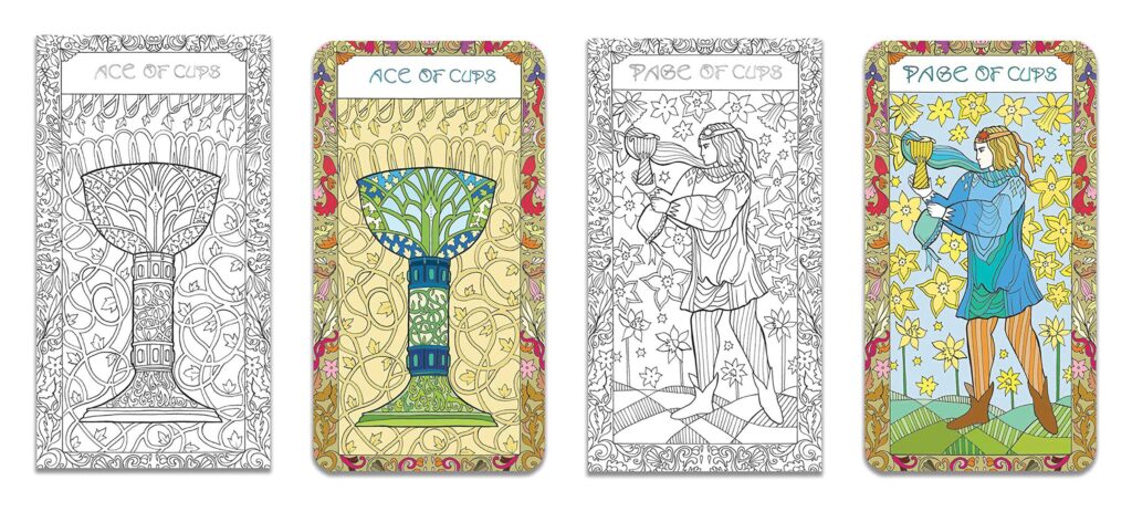 Printable Color Yourself Tarot Cards - Printable JD