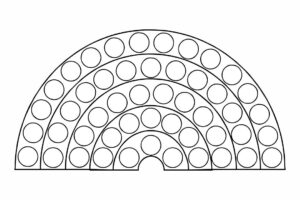 Printable Dot Rainbow Coloring Pages - Printable JD